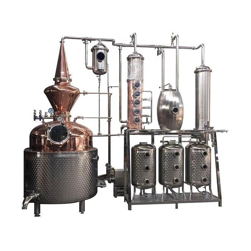 1000L Alcohol Reflux Distillation Equipment for Vodka Gin Rum Whisky in ...